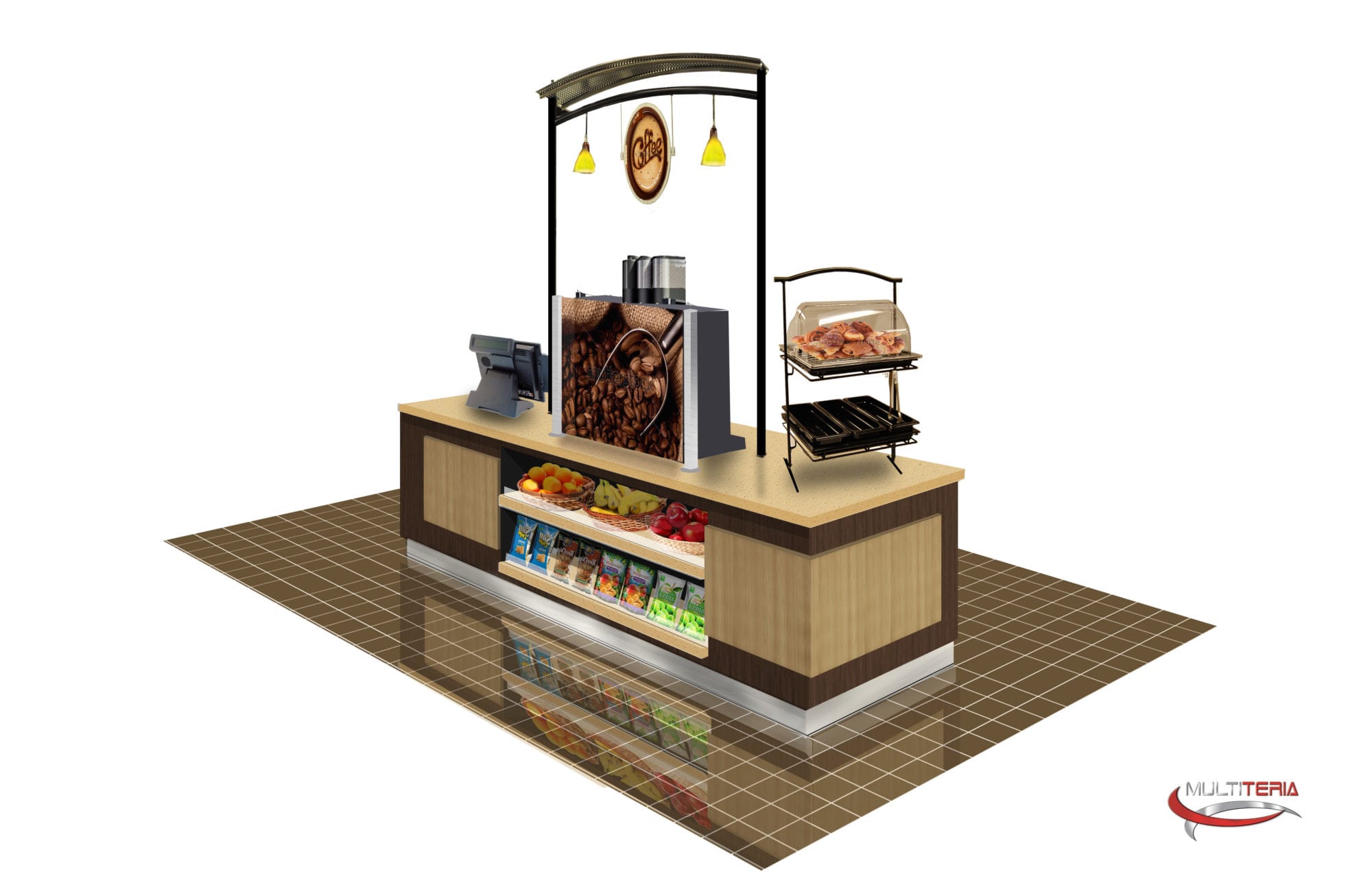 Essence Utility or Beverage Counter - Multiteria